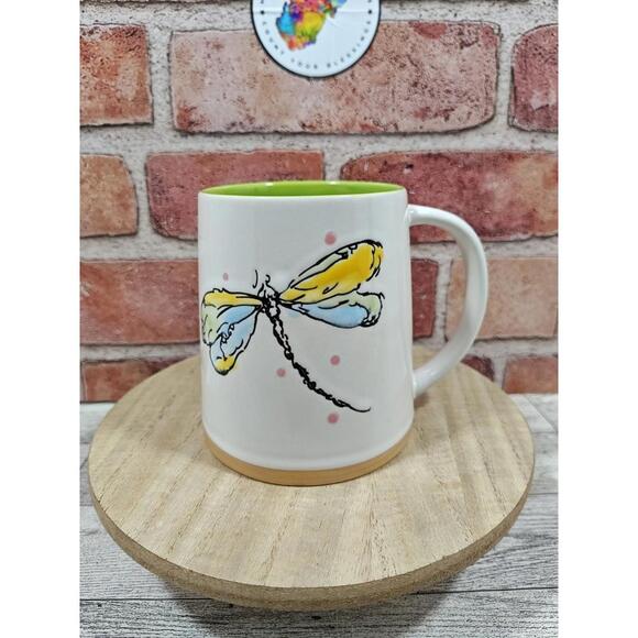 Dining | Spectrum Designz Dragonfly Ceramic Coffee Mug Cup Green ...